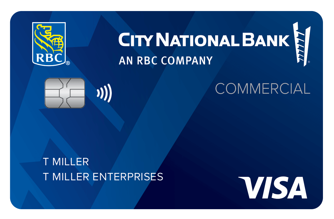 Visa® Commercial Credit Card with Rewards | City National Bank